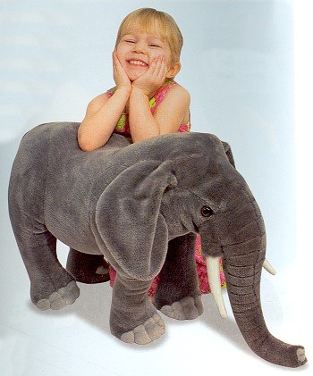 Stuffed Plush Elephant From Stuffed Ark